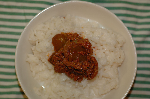 basmati rice with yogurt and lime pickle - olga massov