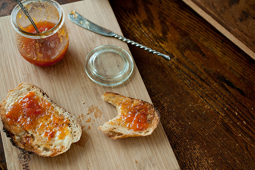 peach jam with apricots and black pepper - olga massov
