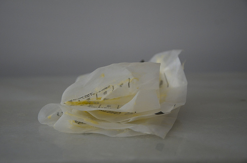a better use for your butter wrapper - olga massov