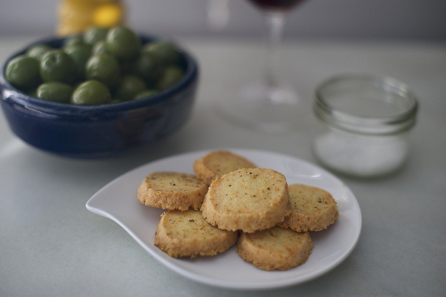 gruyere black pepper cookies - olga massov